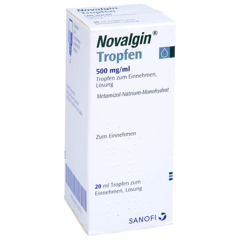 Novalgin 500 mg/ml 20 ml kaufen (PZN 731672)