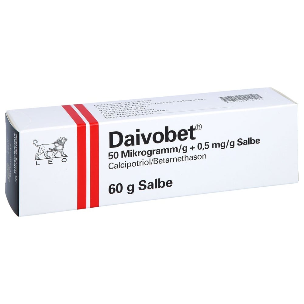 Daivobet 50 Mikrogramm/g + 0,5 mg/g 60 g online bestellen
