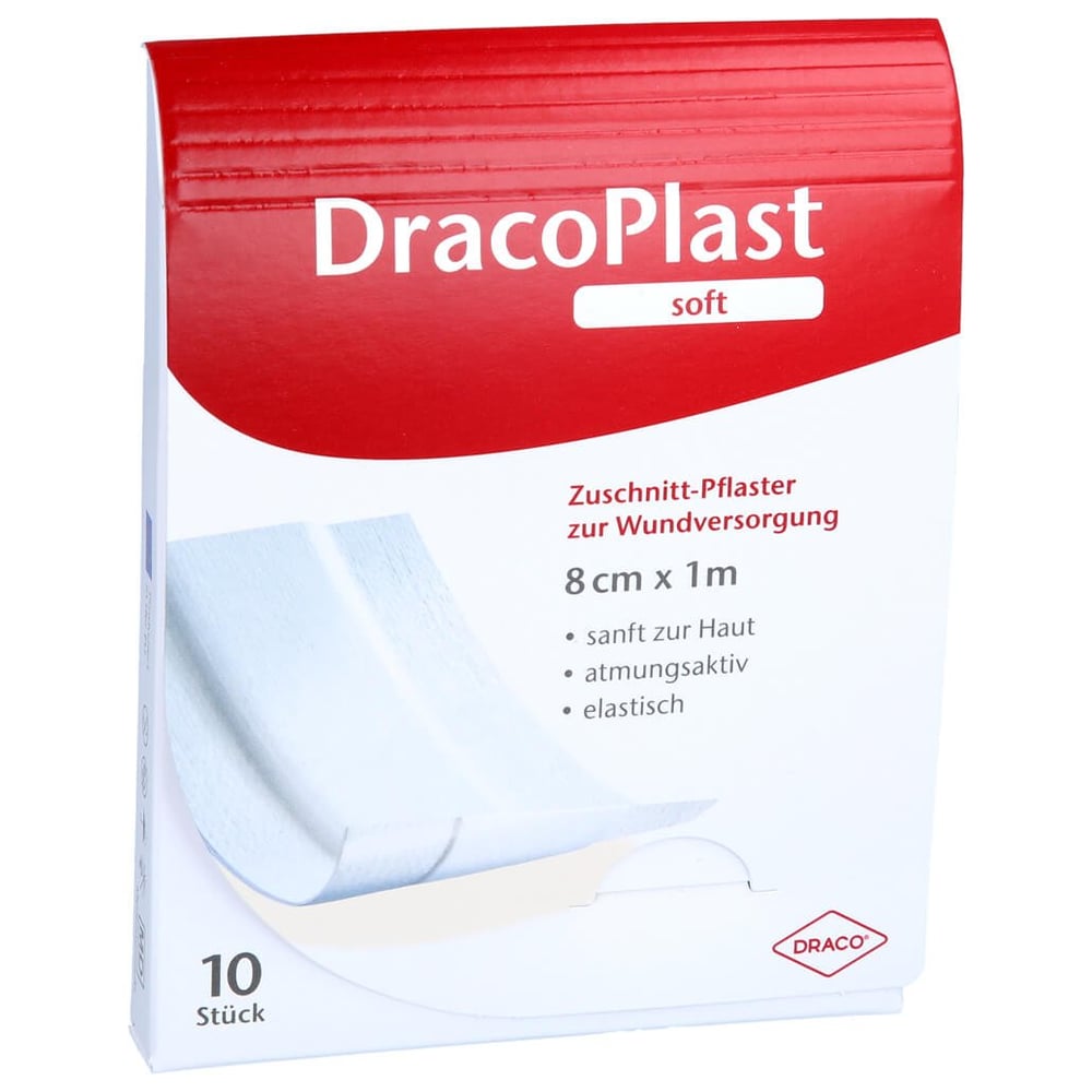 Draco Plast Soft Pflaster 1mx8cm 1 Stück online bestellen