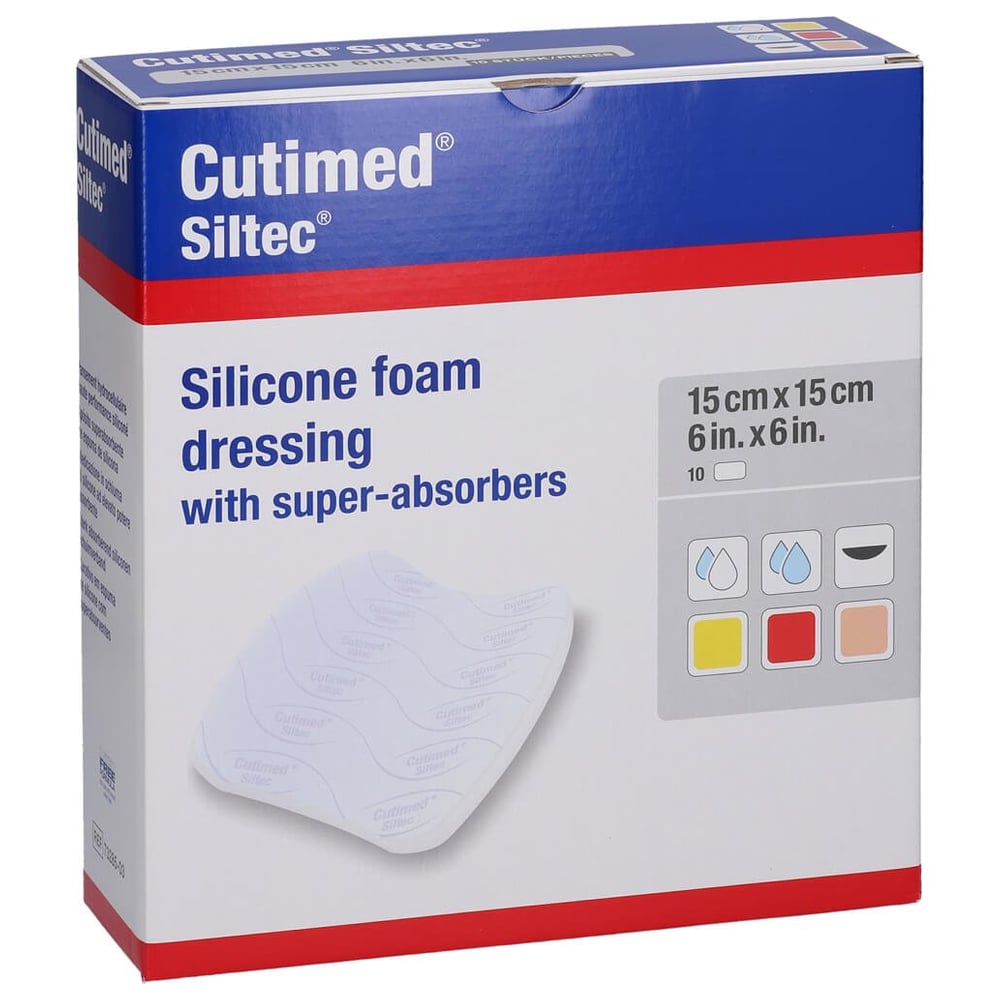 Cutimed Siltec 15x15cm 12 Stück online bestellen