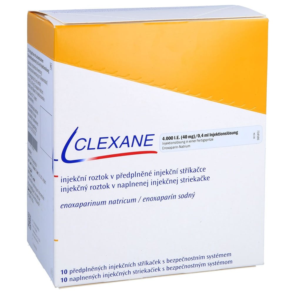 Clexane 4000 I.E. (40 mg)/0,4 ml Injektionslösung 10 Stück online bestellen