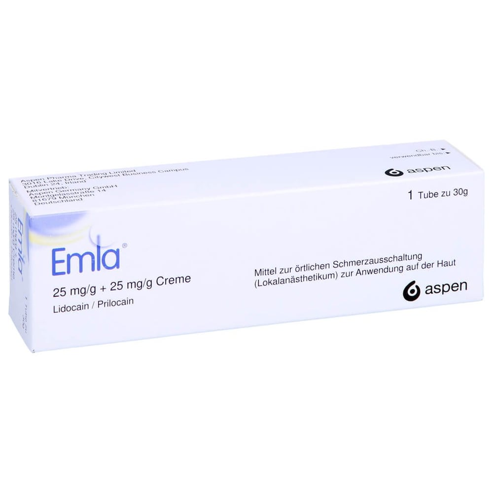 Emla 25mg/g + 25mg/g Aspen Germany 30 g online bestellen