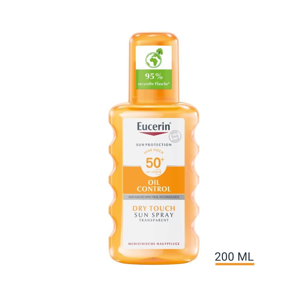 Eucerin Oil Control Sun Spray Transparent LSF 50+ 200 ml online bestellen